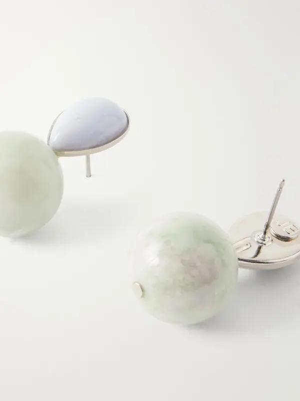 JENNIFER BEHR Allison Jade Earrings - Blue