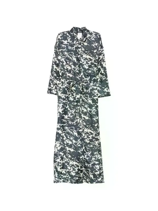 Max Mara Leva Abstract-print Maxi Dress