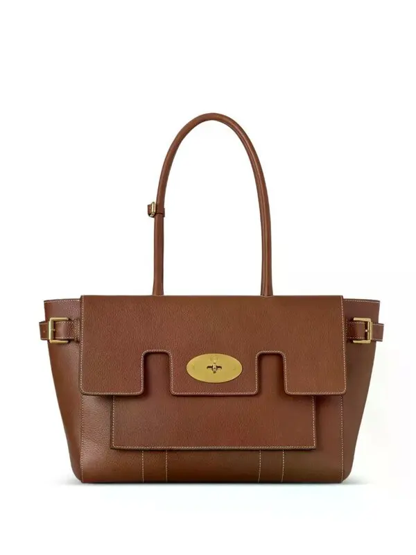 Mulberry Buckle Bayswater Shoulder Bag - Brown