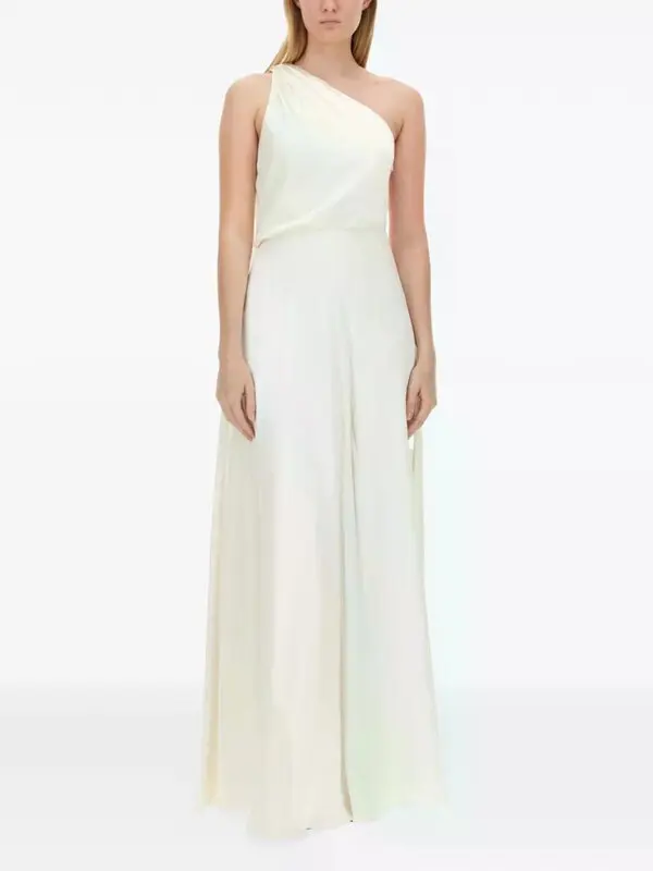 Max Mara Pamela One-shoulder Gown - Neutrals