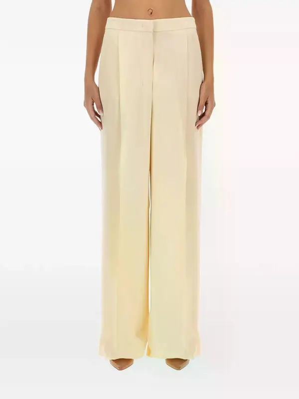 Max Mara Klaus Pleated Trousers - Yellow