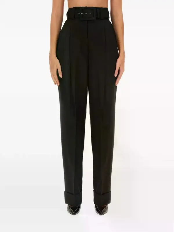Max Mara Street Piano Trousers - Black