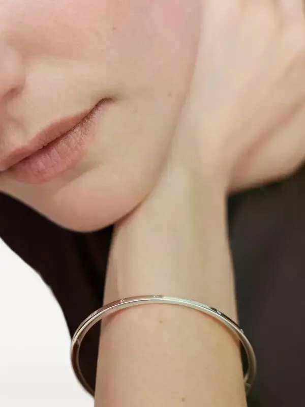 Monica Vinader Essential Diamond Bracelet - Silver