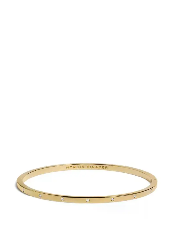 Monica Vinader Essential Diamond Bracelet - Gold