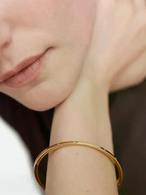 Monica Vinader Essential Diamond Bracelet - Gold