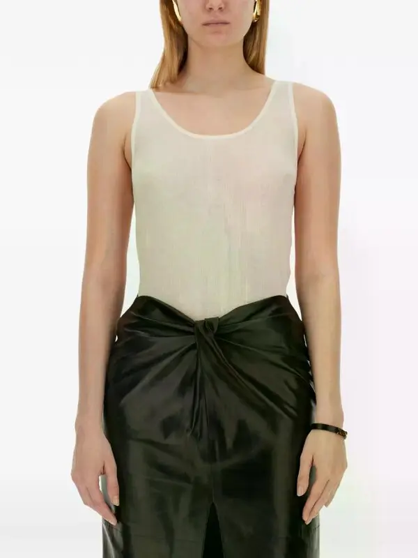 Saint Laurent Tank Top - Neutrals