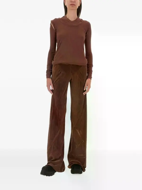 Rick Owens Bias Trousers - Brown