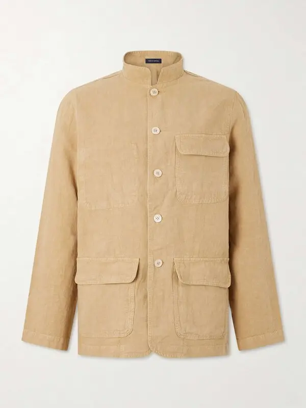 DRAKE'S Linen-canvas Jacket