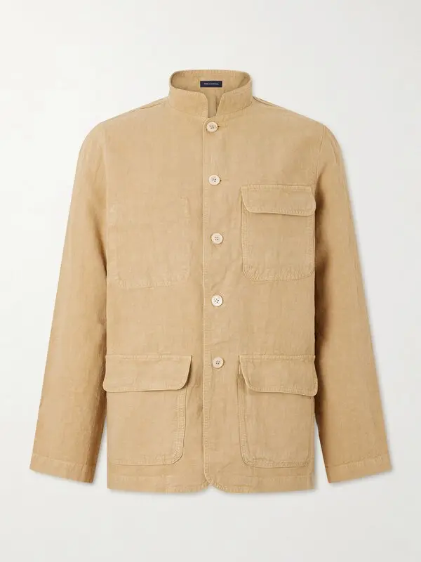 DRAKE'S Linen-canvas Jacket