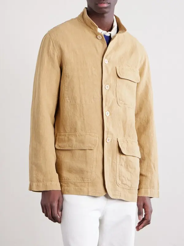 DRAKE'S Linen-canvas Jacket