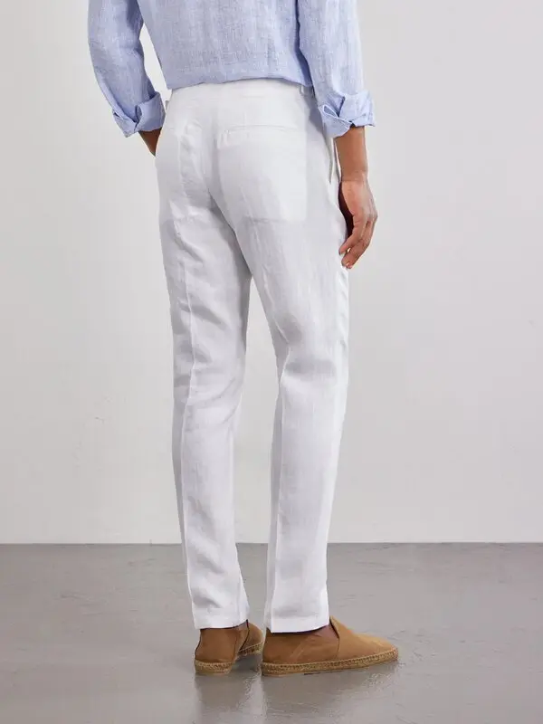 Orlebar Brown Griffon Straight-leg Linen Trousers