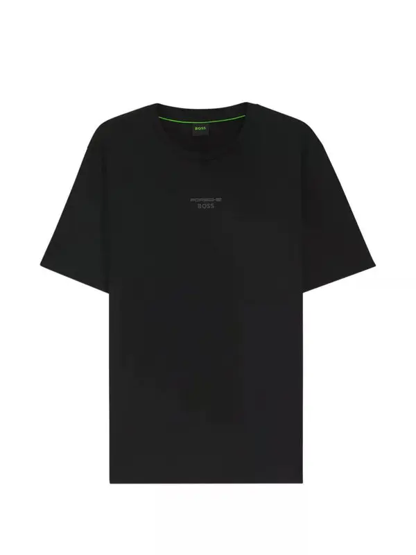 BOSS X Porsche Mercerized-cotton T-shirt With Rear Graphics