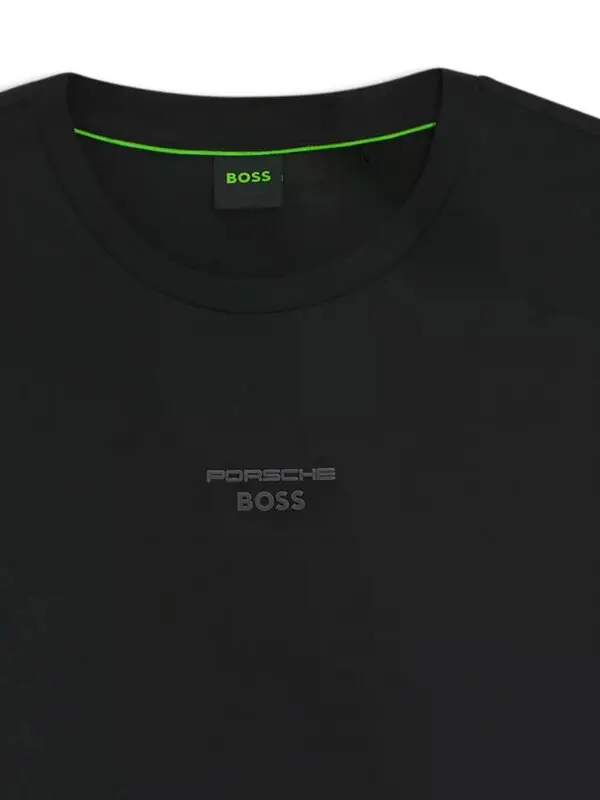 BOSS X Porsche Mercerized-cotton T-shirt With Rear Graphics