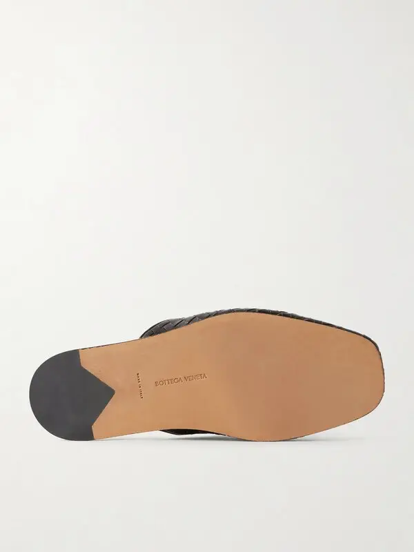 Bottega Veneta Intrecciato Leather Slippers