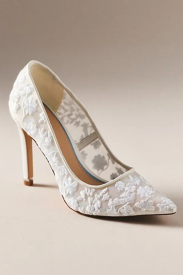 Ted Baker London Icon Lace Pumps - White