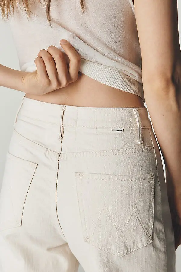 MOTHER Half-pipe Ankle High-rise Barrel Jeans - Act Natural