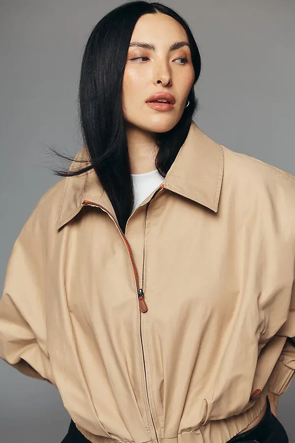 Maeve Cotton-blend Zip-up Jacket