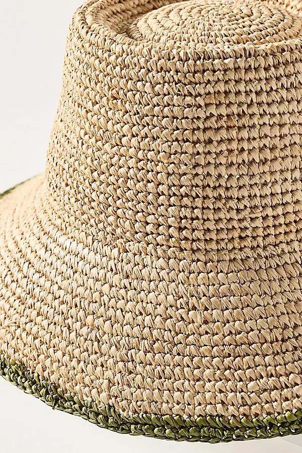 WYETH Stripe Trim Bucket Hat