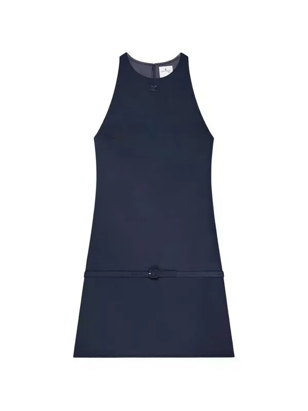 COURREGES A-line Mini Dress - Blue