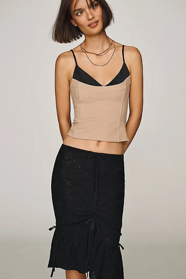 MUSE ASSEMBLY Violet Mini Skirt - Black