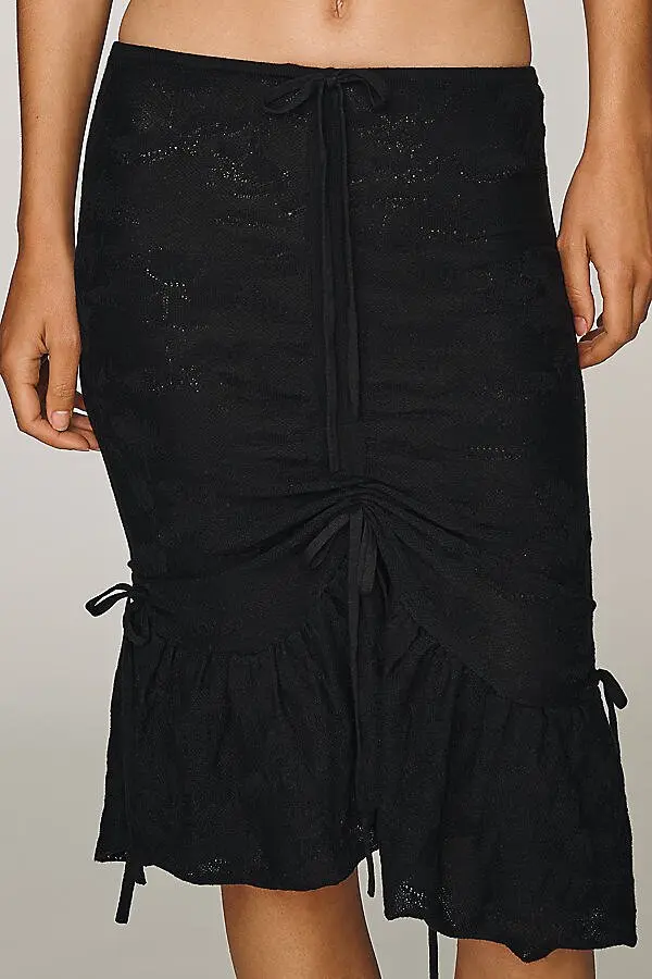 MUSE ASSEMBLY Violet Mini Skirt - Black