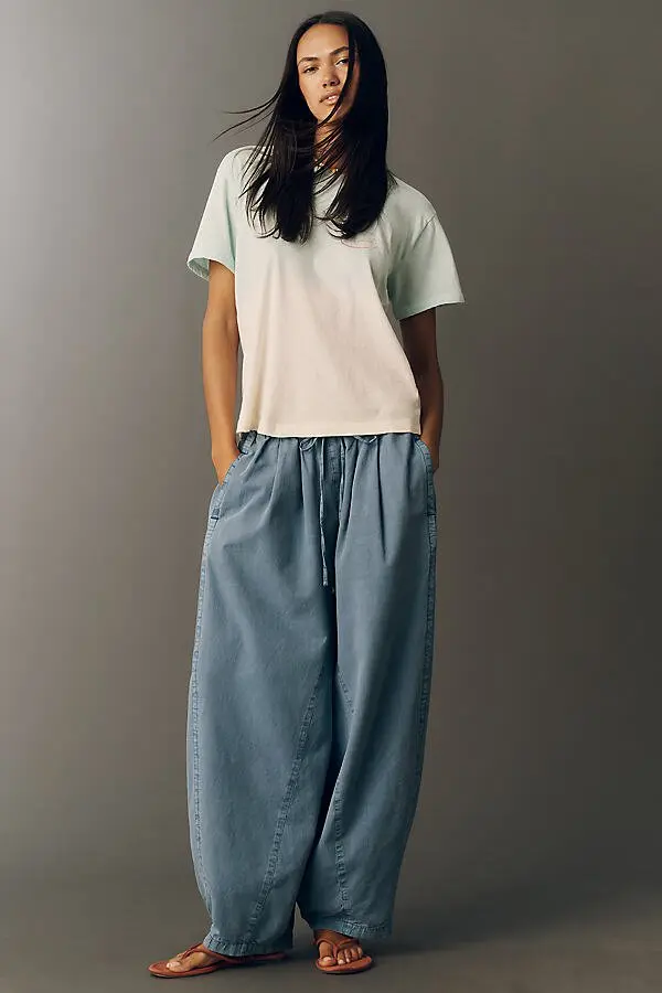 PILCRO 100% Cotton Heritage Ringer Tee