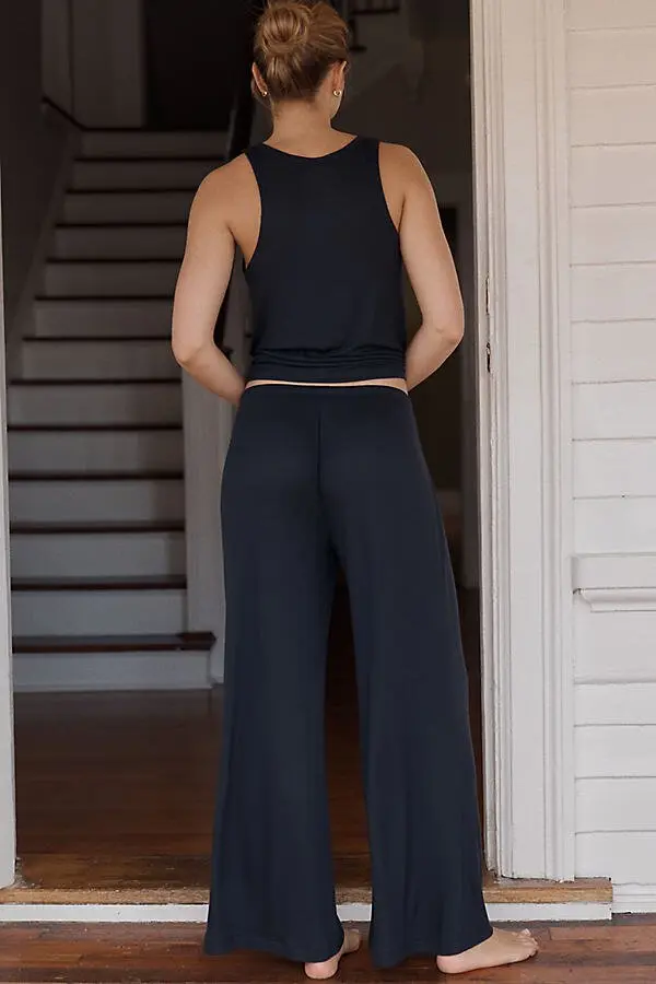 Eberjey Dream Rib Wide Leg Pants