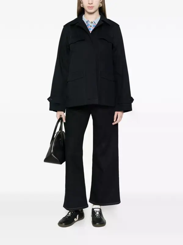 A.p.c. Flap-pocket Jacket - Blue
