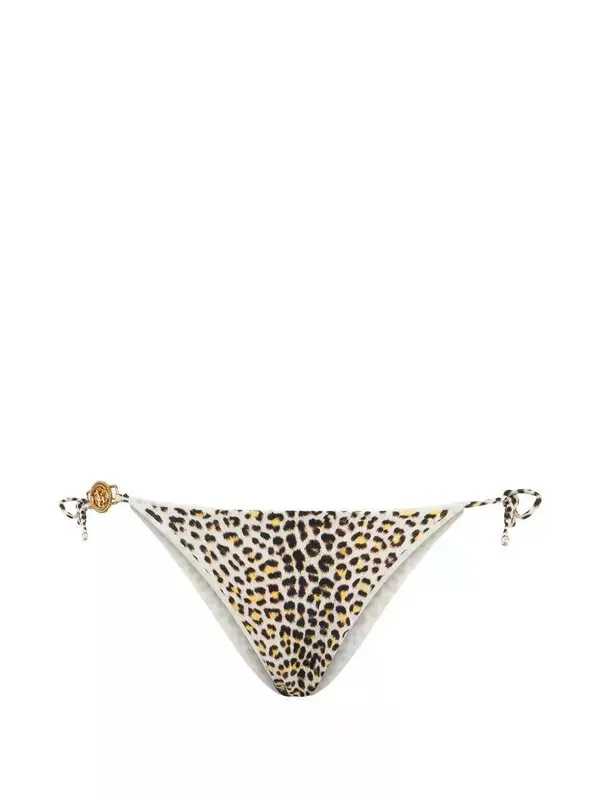 Roberto Cavalli Leopard Medallion Bikini - Neutrals