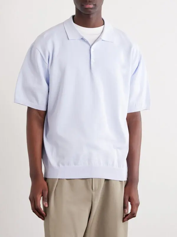ATON Knitted Polo Shirt