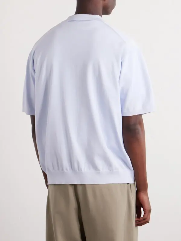 ATON Knitted Polo Shirt
