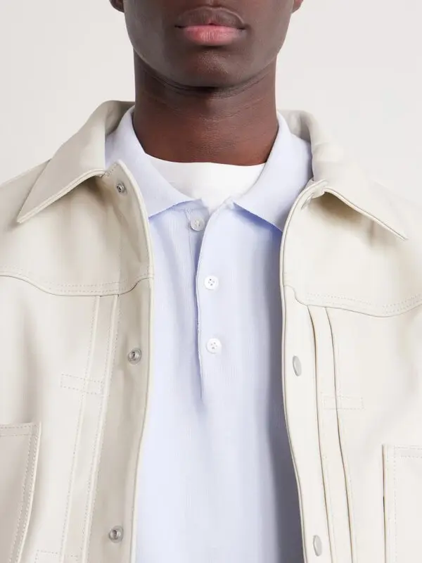 ATON Knitted Polo Shirt