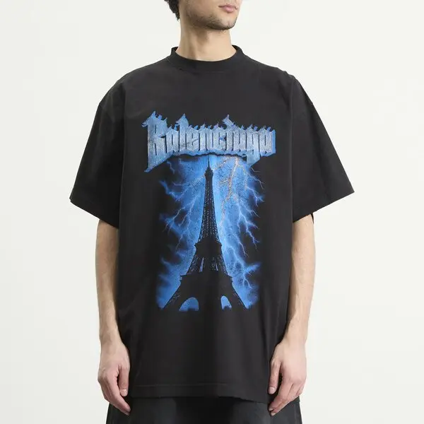 Balenciaga Metal Merch Paris Oversized T-shirt