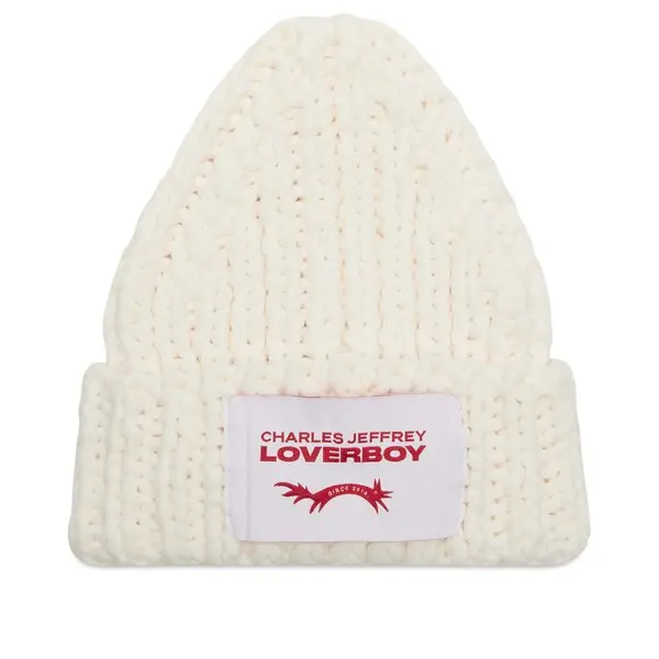 CHARLES JEFFREY Chubby Beanie - Ecru