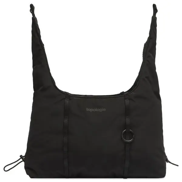 TOPOLOGIE Cloud Hobo Bag Small - Black Tech Sateen
