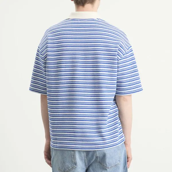 A.p.c. Ruben Jacquard Stripe Polo