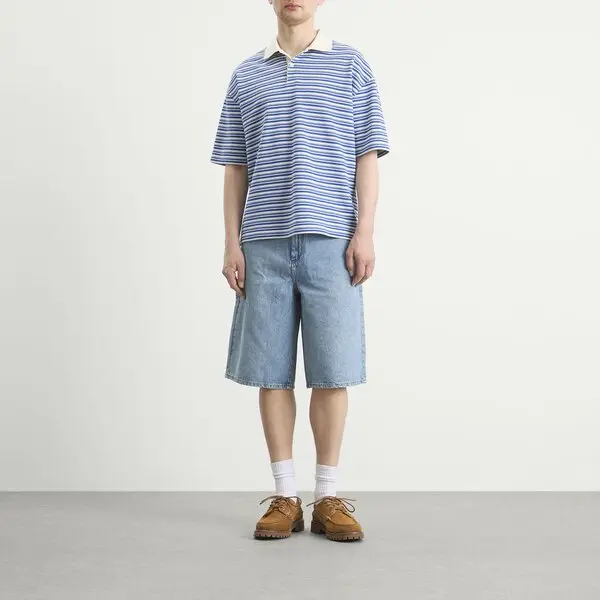 A.p.c. Ruben Jacquard Stripe Polo