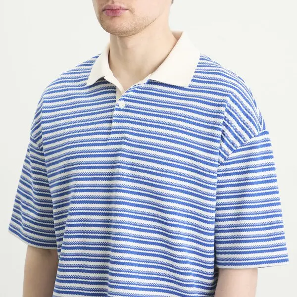 A.p.c. Ruben Jacquard Stripe Polo