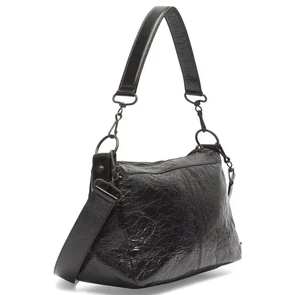 Balenciaga Le City Moto Leather Bag - Black