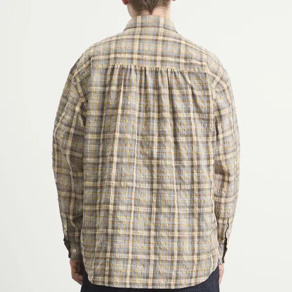 FRIZMWORKS Uneven Check Shirt