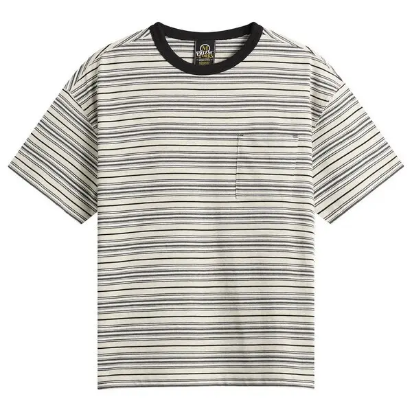 FRIZMWORKS Horizon Stripe T-shirt - Oatmeal
