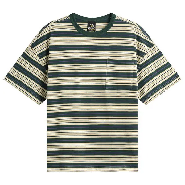 FRIZMWORKS Horizon Stripe T-shirt - Dark Green