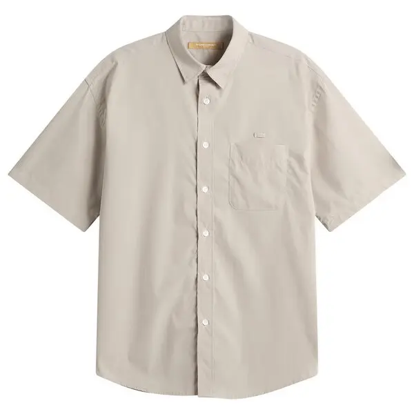 FRIZMWORKS Og Poplin Short Sleeve Shirt - Gray