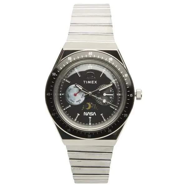 TIMEX Q X Nasa Watch - Silver