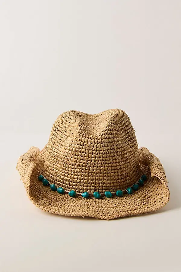 San Diego Hat Woven Straw Cowboy Hat - Natural