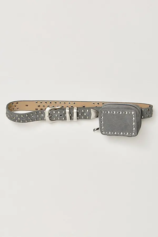 UNDERSTATED LEATHER Dakota Festival Pocket Belt - Stone