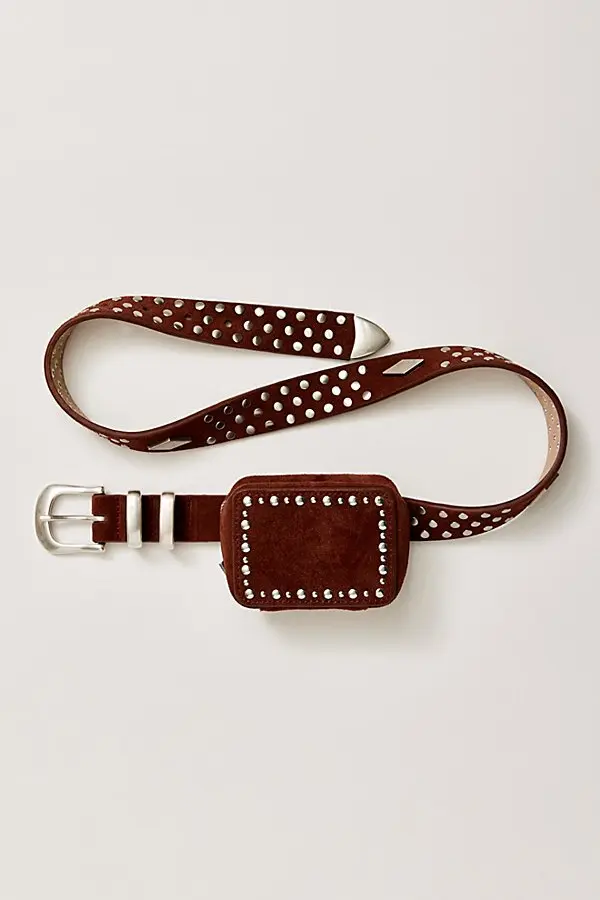 UNDERSTATED LEATHER Dakota Festival Pocket Belt - Whiskey