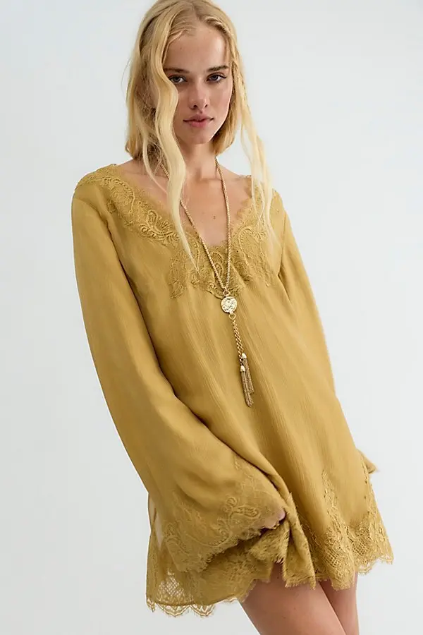NIGEL PRESTON Mini Dress - Mustard