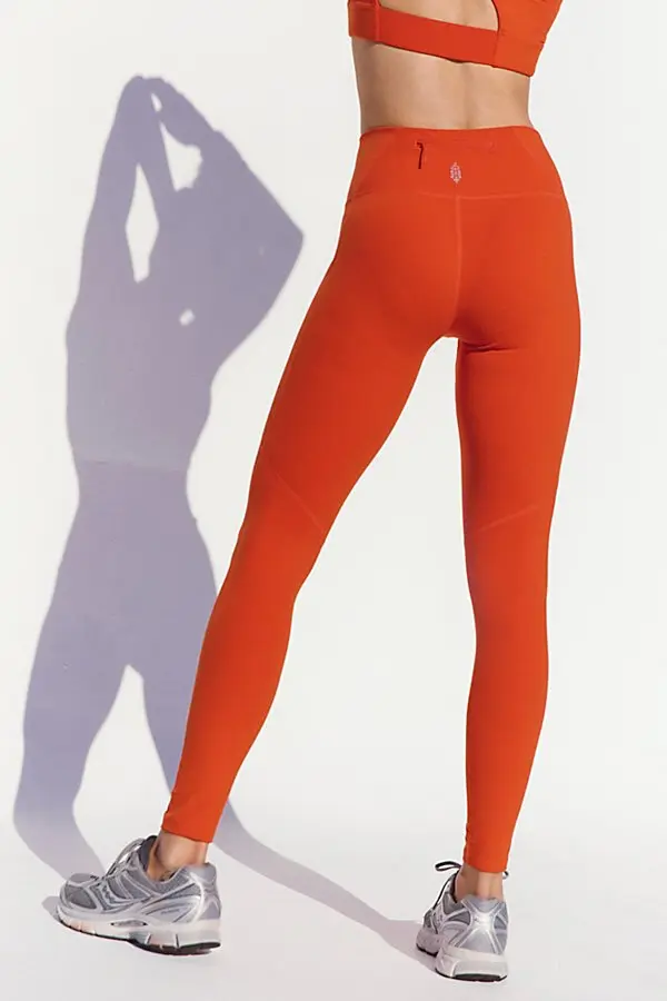 Free People Never Better Run Leggings - Flame
