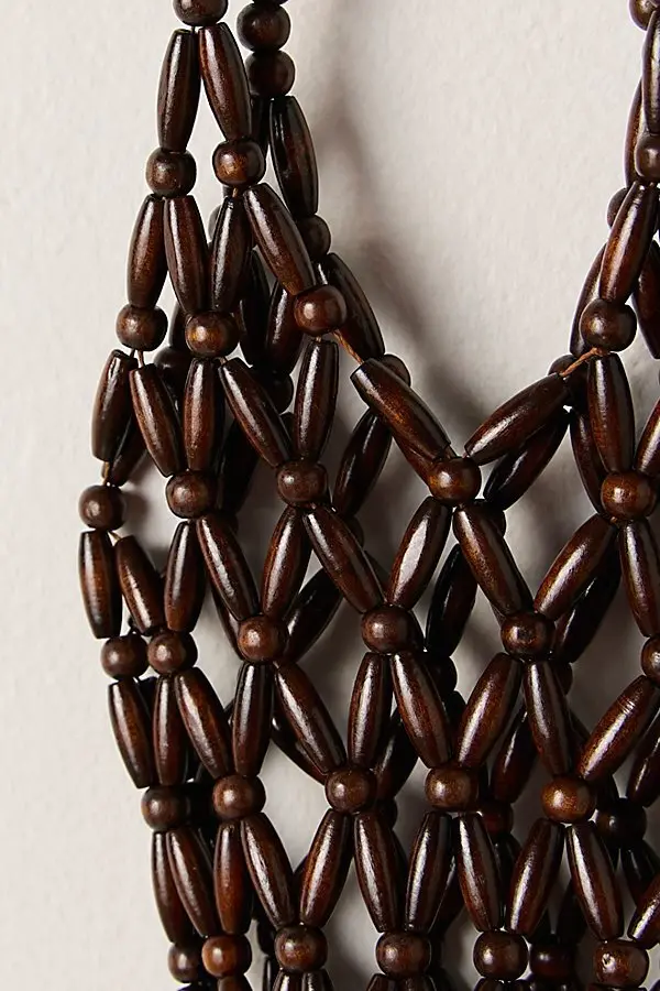 LEVENS BAGS Susana Basket Wood Bead Bag